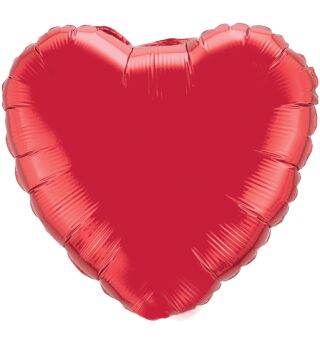 18" Qualatex Heart Foil Balloons | Balloonprint Ltd | Child-Safe ...